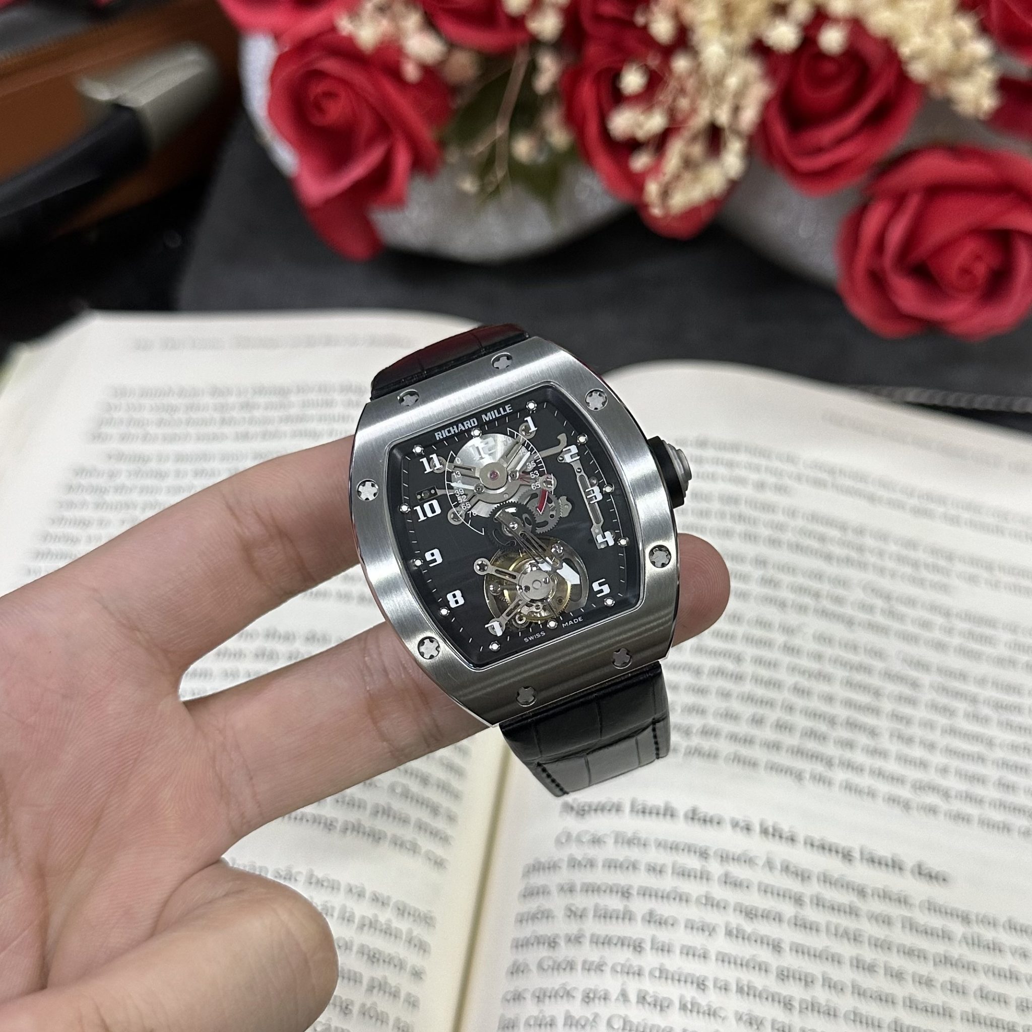 Đồng Hồ Richard Mille RM001 Tourbillon Full Titanium - LuxuryTime.VN