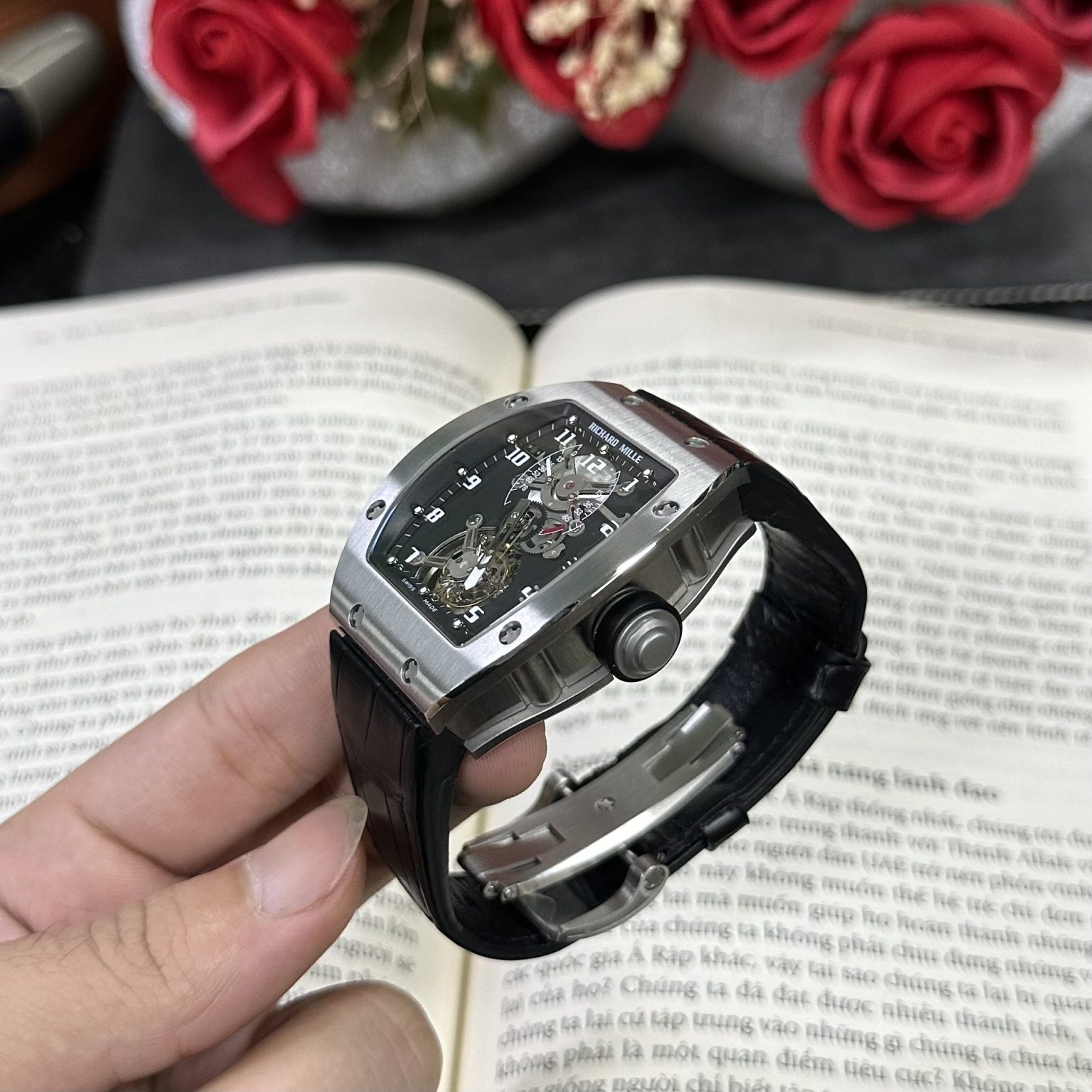 Đồng Hồ Richard Mille RM001 Tourbillon Full Titanium - LuxuryTime.VN