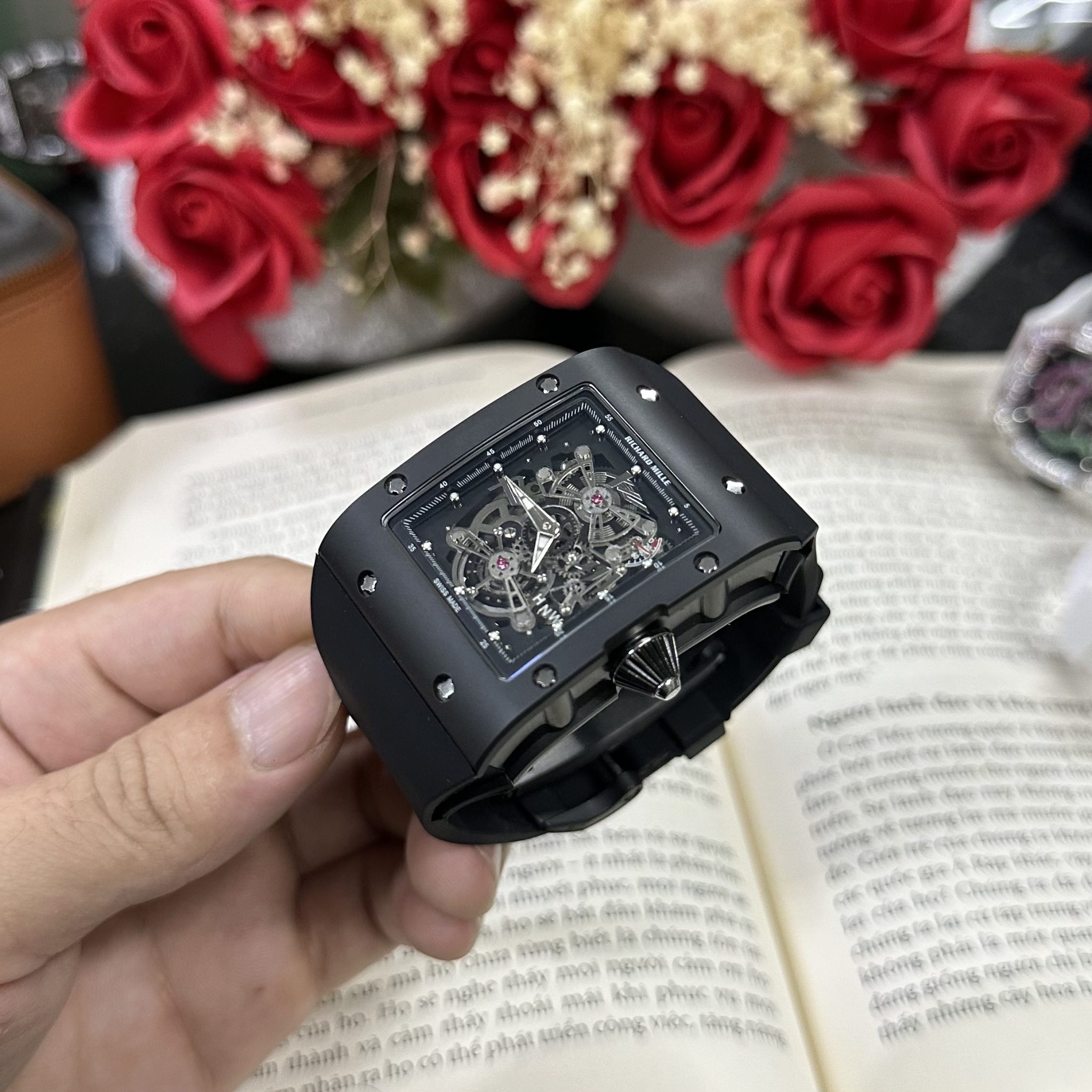 Đồng Hồ Richard Mille RM017 Full Black - LuxuryTime.VN