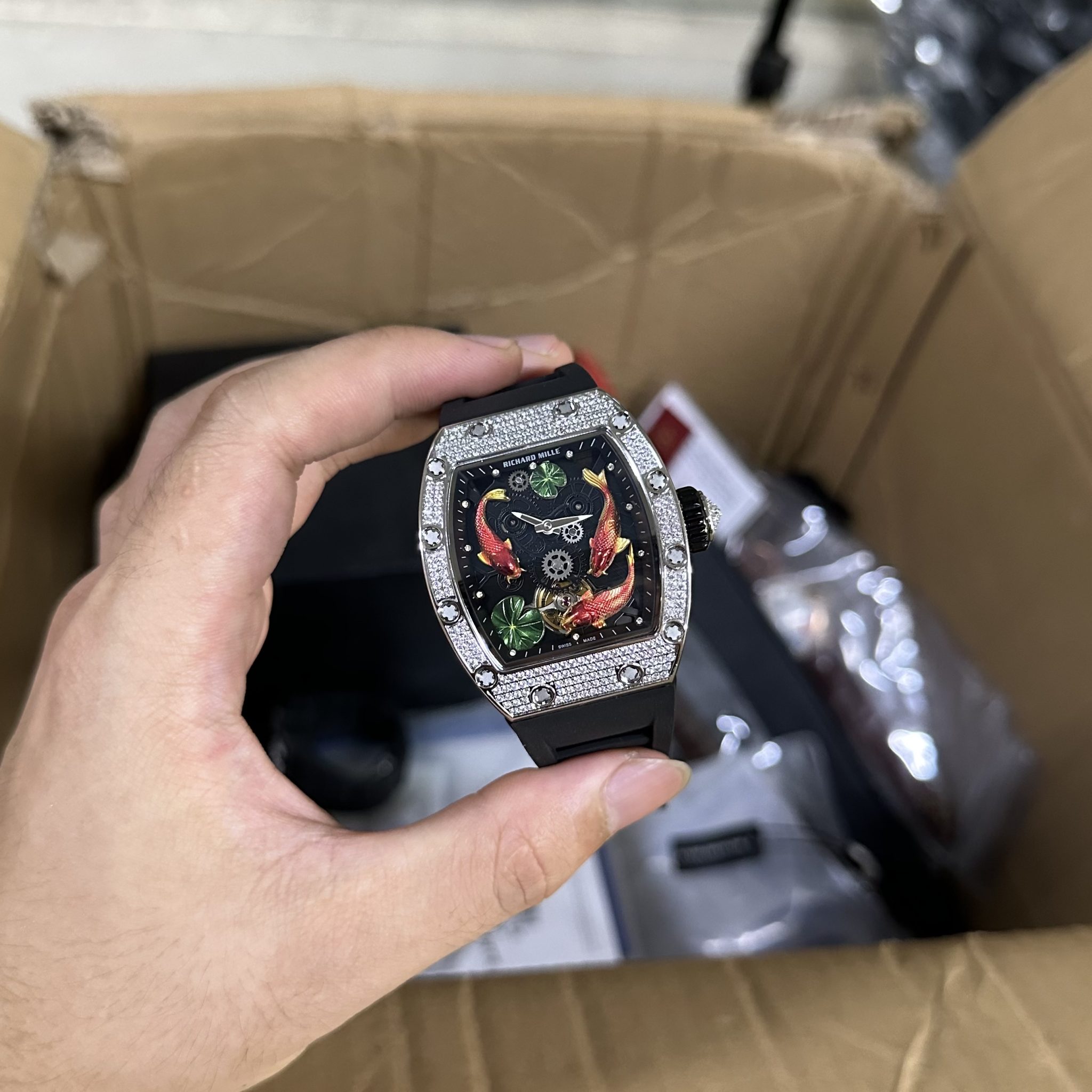 Đồng Hồ Richard Mille Cá Koi Tourbillon Fish - LuxuryTime.VN