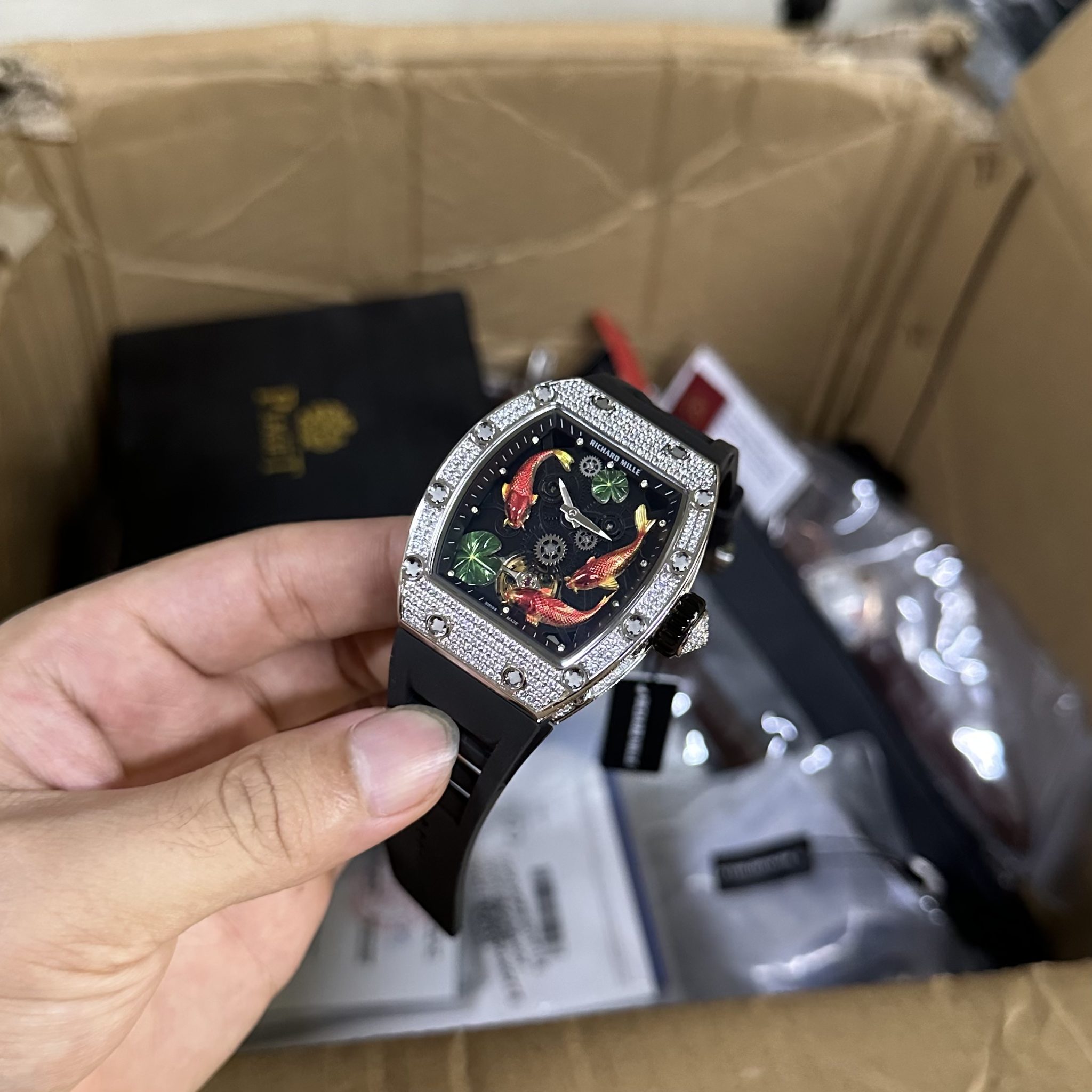 Đồng Hồ Richard Mille Cá Koi Tourbillon Fish - LuxuryTime.VN